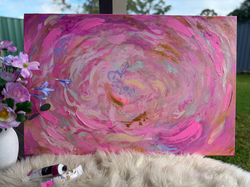 ‘Soulmark’ - Abstract art on canvas – Isla Dream Prints